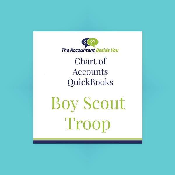 Boy Scout Troop Chart of Accounts for QuickBooks